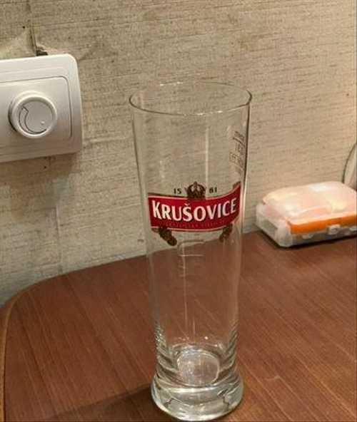 Пивной бокал Krusovice 0,3