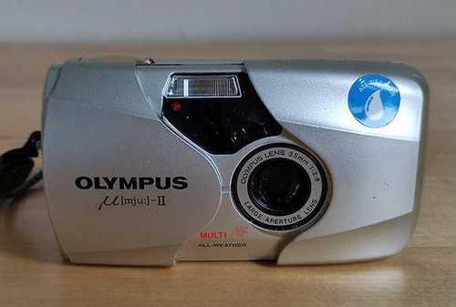 Olympus mju II пленочная фотокамера / фотоаппарат