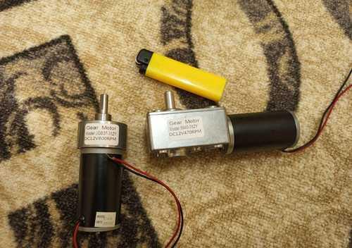 Мотор-редуктор DC12В 470 и 800 об. в мин