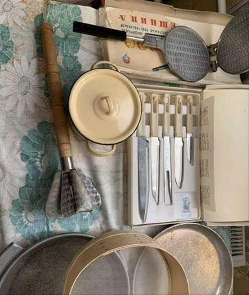 Посуда наборы кастрюля сковорода разное