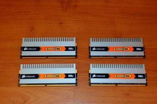 DDR2 PC2-6400 Corsair CM2X1024-6400C4DHX