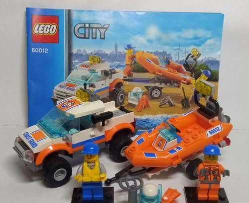 Lego City Лего 60012 Внедорожник и катер водолазов