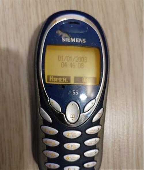 Кнопочный мобильный телефон Siemens A55 Кнопочный