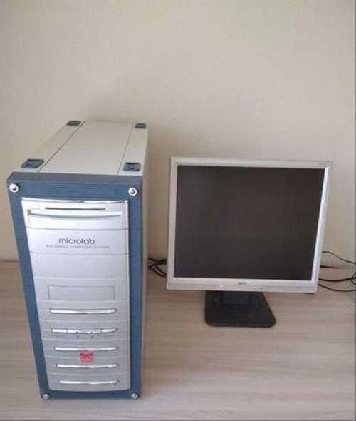Компьютер + монитор Acer