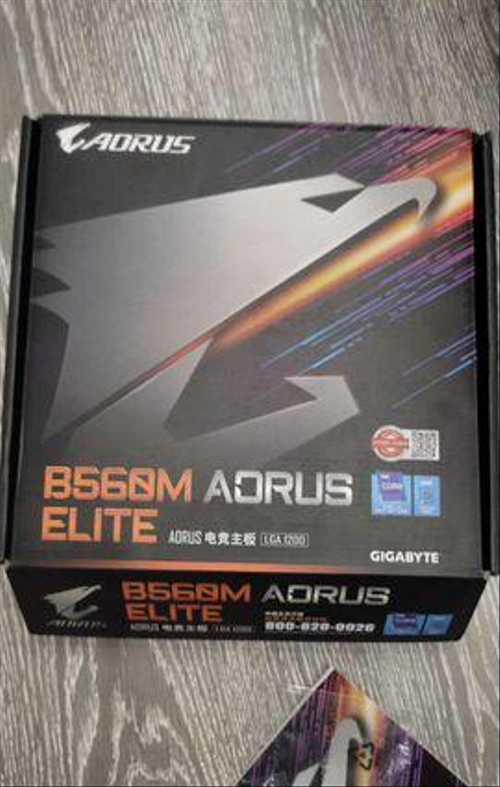 Связка i5 10400f+b560m aorus elite