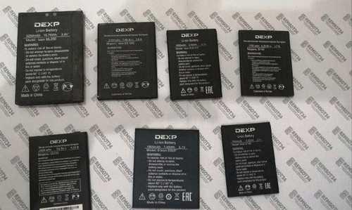 Аккумуляторы (батареи) для Dexp, LG, Fly, Explay