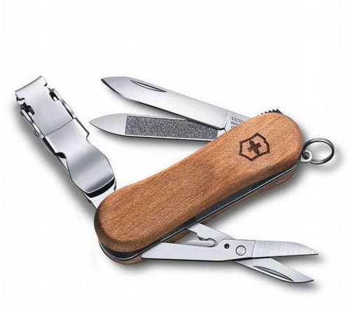 Нож-брелок Victorinox NailClip Wood 580 0.6461.63