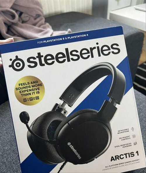 Игровые наушники steelseries