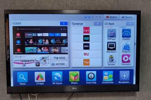 Шикарный Smart телевизор LG 47LW575S, 3D, в идеале