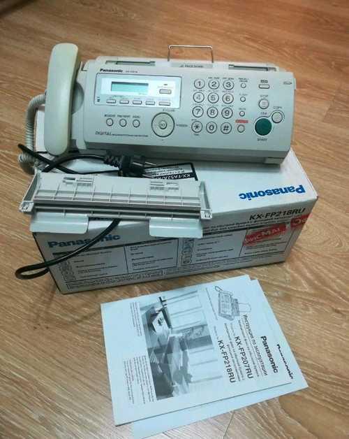 Телефон Факс Panasonic KX-FP218RU