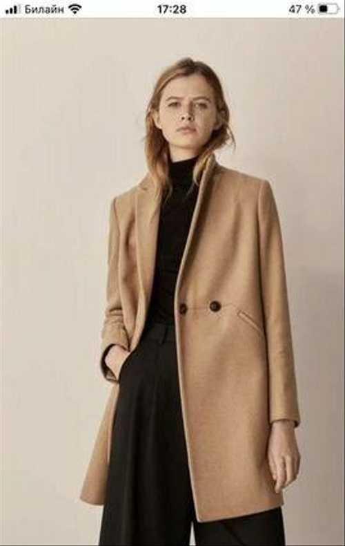 Massimo dutti пальто женское 40