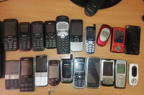 Телефоны старые