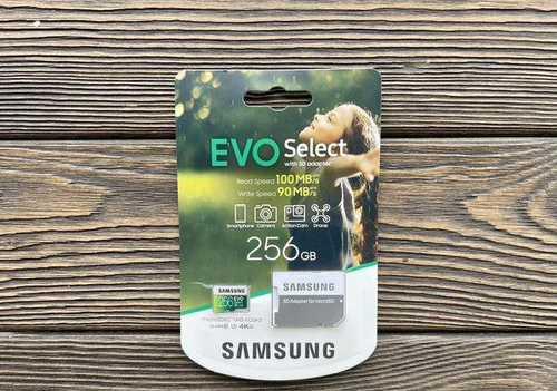 Карта памяти Micro Sd Samsung Evo 256 gb Новая