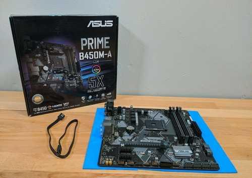 R5 Ryzen 3600+Материнская плата asus prime B450M-A