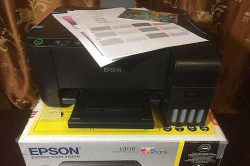 Мфу Epson L3110 (снпч, печать фото 10х15)