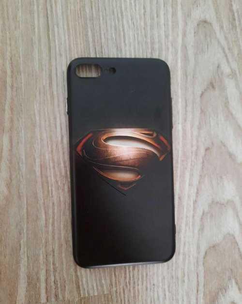 Чехол с лого. Superman для Apple iPhone 7/8 Plus