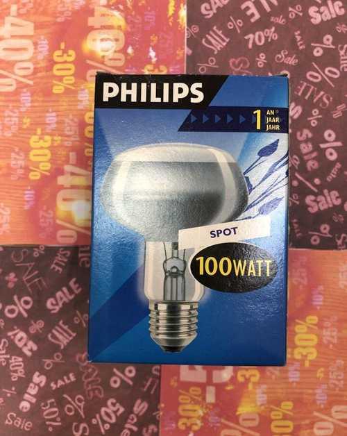 Лампа накаливания philips зк 100вт R80 230в E27