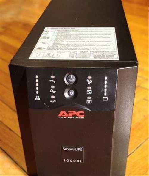 APC Smart-UPS XL 1000VA без акб / с акб, синус