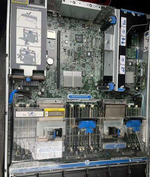 Сервер HP DL 380p 8LFF GB/2x2650v2/128GB/P420I+2gb