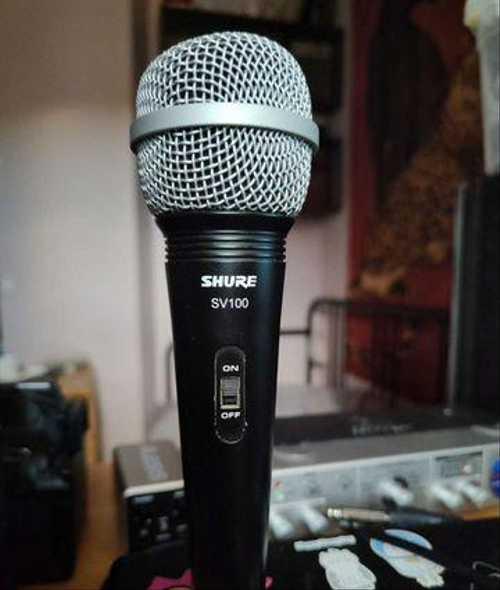 Shure sv100 микрофон хорошее состояние