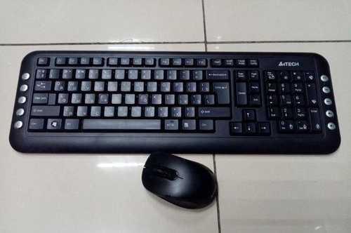 Беспроводная клавиатура с мышкой марка A4tech gl
