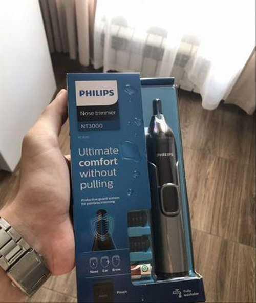 Триммер philips nose trimmer nt3000