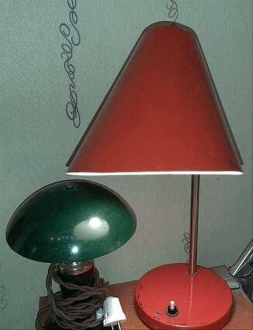 Настольная металлическая лампа СССР