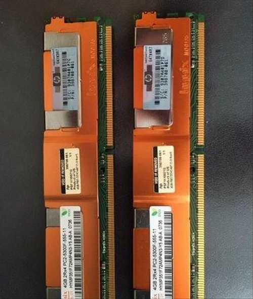 Озу DDR2 4Gb PC2-5300F серверная