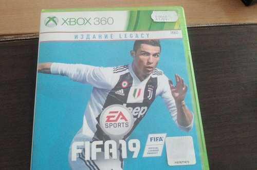 Диск fifa19 xbox 360