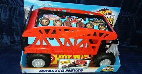 Автовоз Хот Вилс Мега тягач для Monster Jam Hot Wh