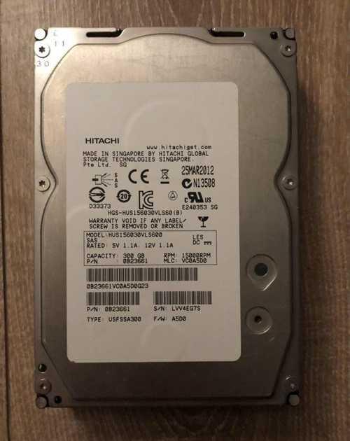 HDD SAS Hitachi 300gb
