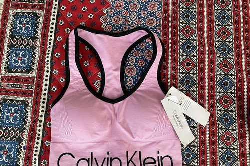 Бра топ спортивный calvin klein оригинал xs новый