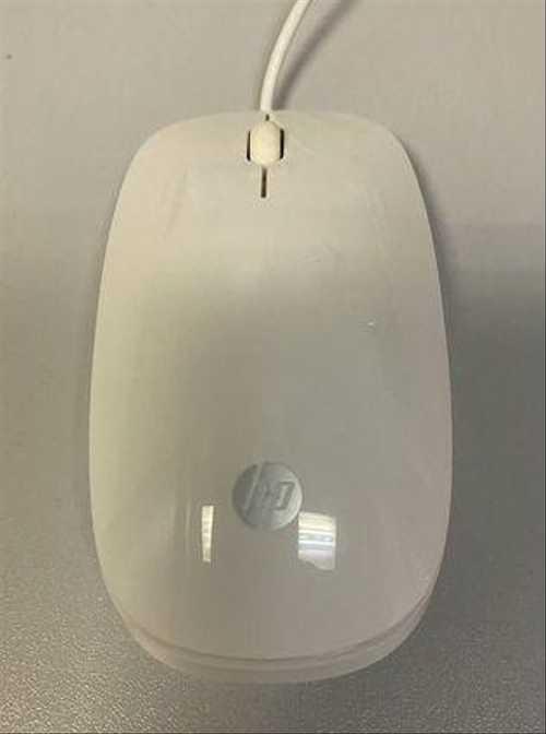 Компьютерная мышь HP White Wired Optical Mouse