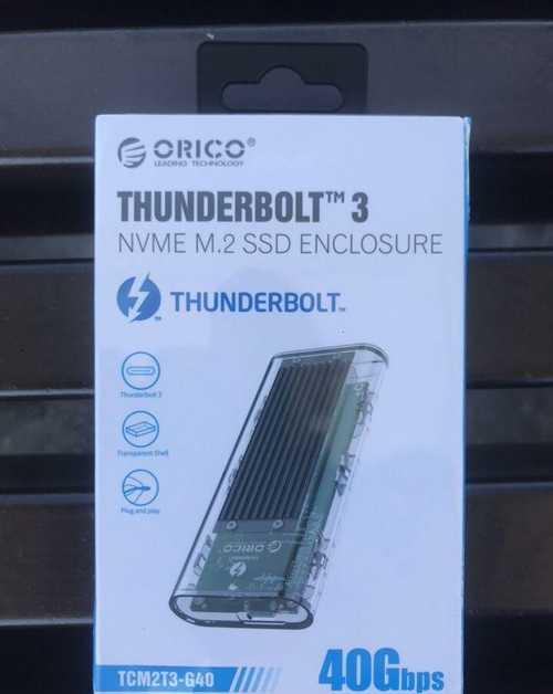 Внешний контейнер для ssd thunderbolt 3 Orico 40 g