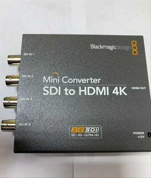 Конвертер Mini Converter - SDI to hdmi 4K
