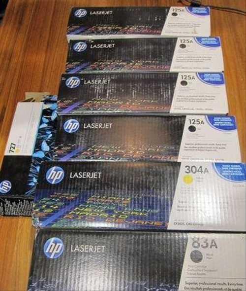 HP картриджи к лазерным принтерам