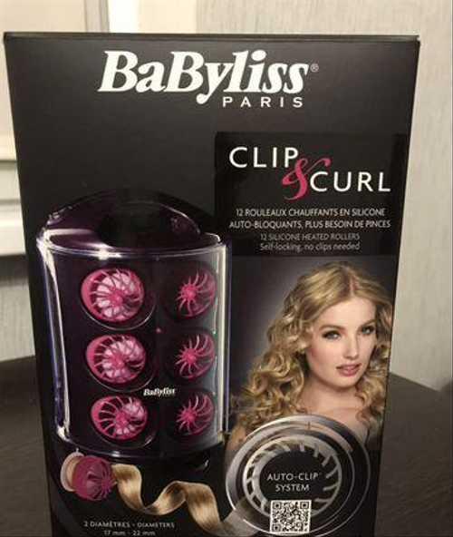 Электробигуди babyliss clip curl rs100e