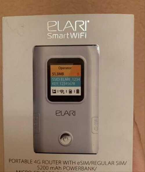 Elari smart wifi 4g роутер и пауэрбанк
