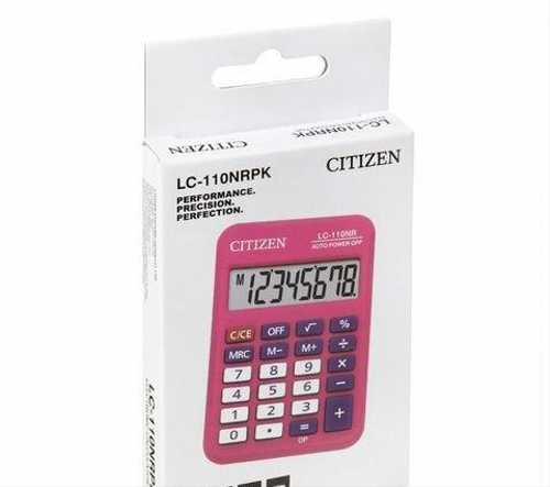 Калькулятор Citizen LC-110NR-PK, розовый
