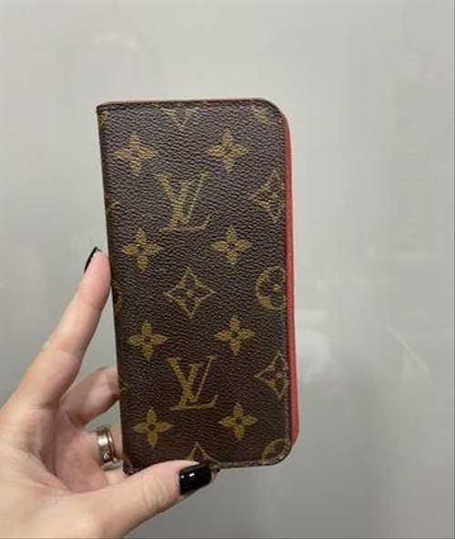 Чеход книжка Louis Vuitton для iPhone 8plus