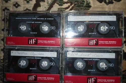 Аудиокассеты sony, дискеты, CD-RW