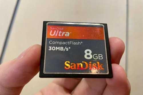 Compact Flash Sandisk 8 GB
