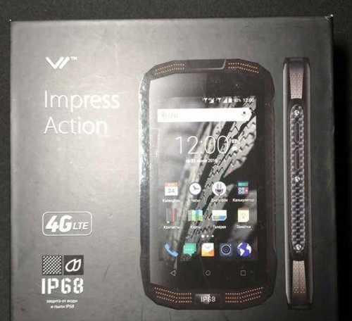 Смартфон vertex Impress Action 8Gb
