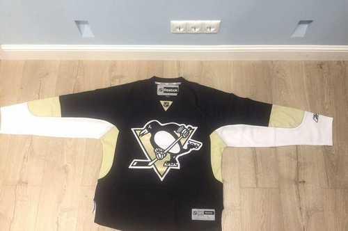 Футболка хоккейная Reebok pittsburg penguins Новая