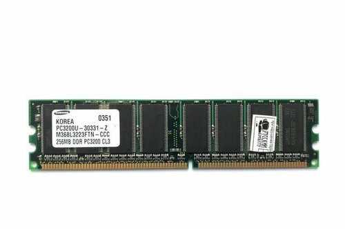 Оперативная память озу Samsung 256MB DDR PC3200