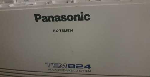 Атс panasonic kx-tem824