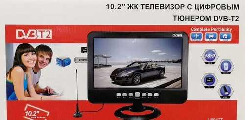 Портативный мини-телевизор LS912T DVB T2 10,2"