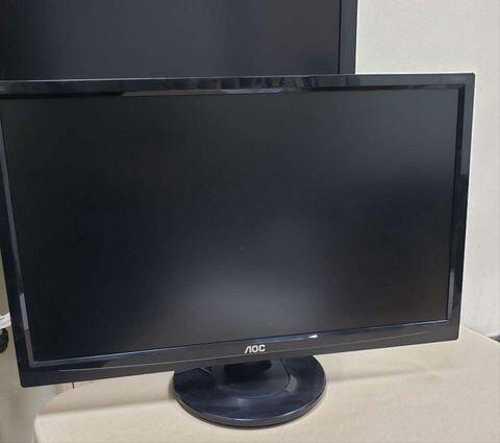 Монитор 24" AOC Full HD (DVI VGA )