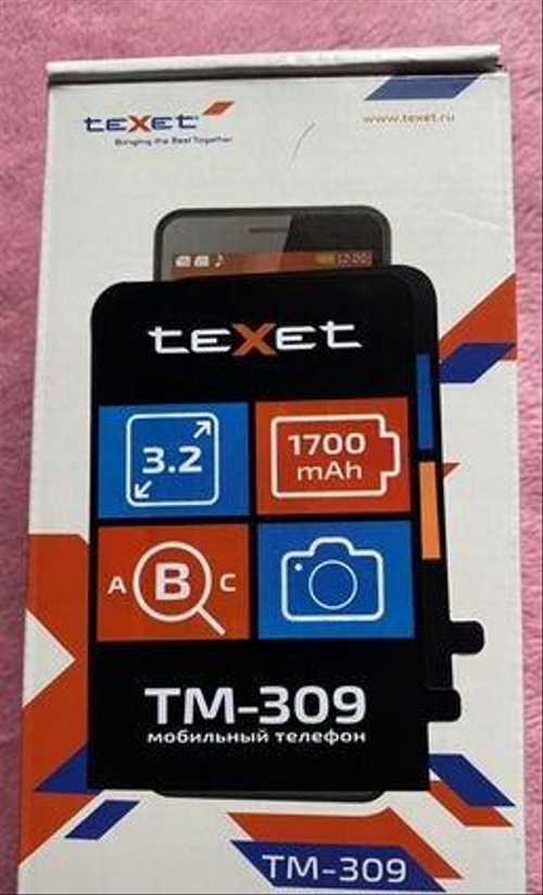 Телефон texet TM-309