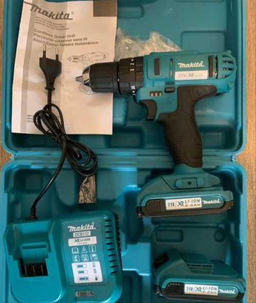 Аккумуляторная дрель шурповерт Makita